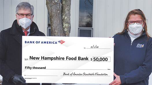 NH Food Bank to provide 100,000 meals through Bank of America | News ...